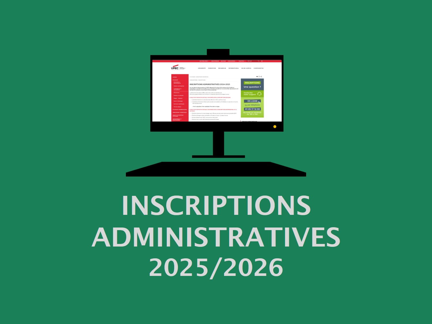 L2 STAPS - INSCRIPTIONS ADMINISTRATIVES 2025/2026 - Sciences de l ...